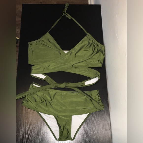 Swim | Green Bathing Suit | Poshmark